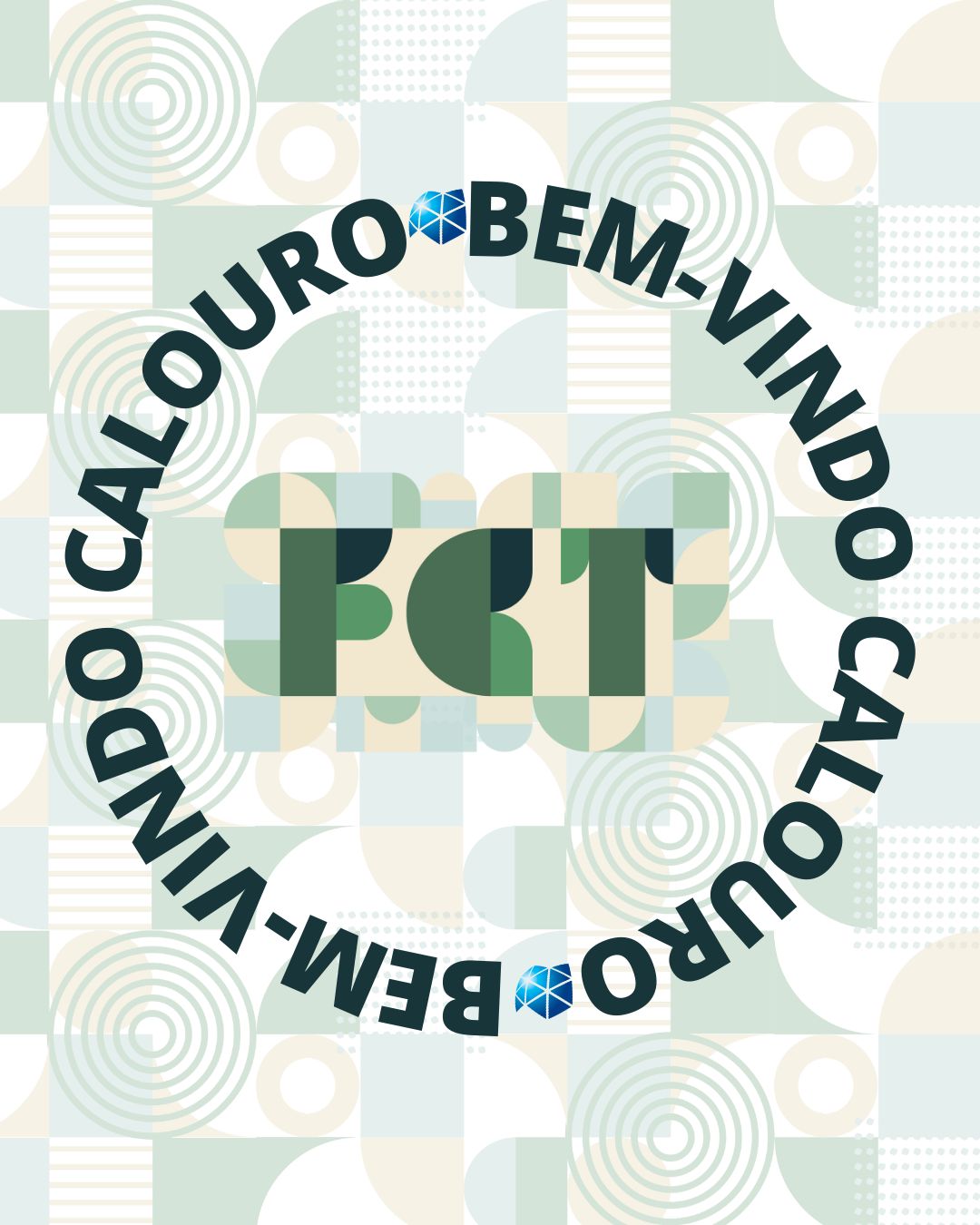 Cartaz De Bem Vindo Calouros FACE UFG